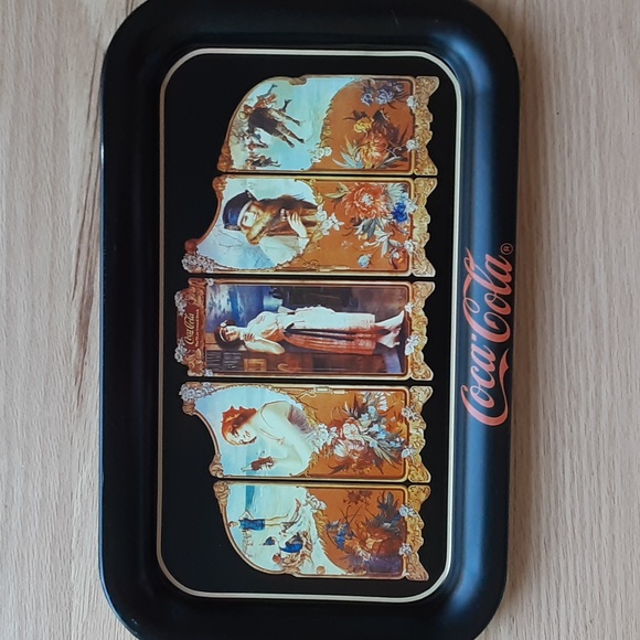 Coca Cola | Dining | Coca Cola Four Seasons Metal Serving Tray C99 ...